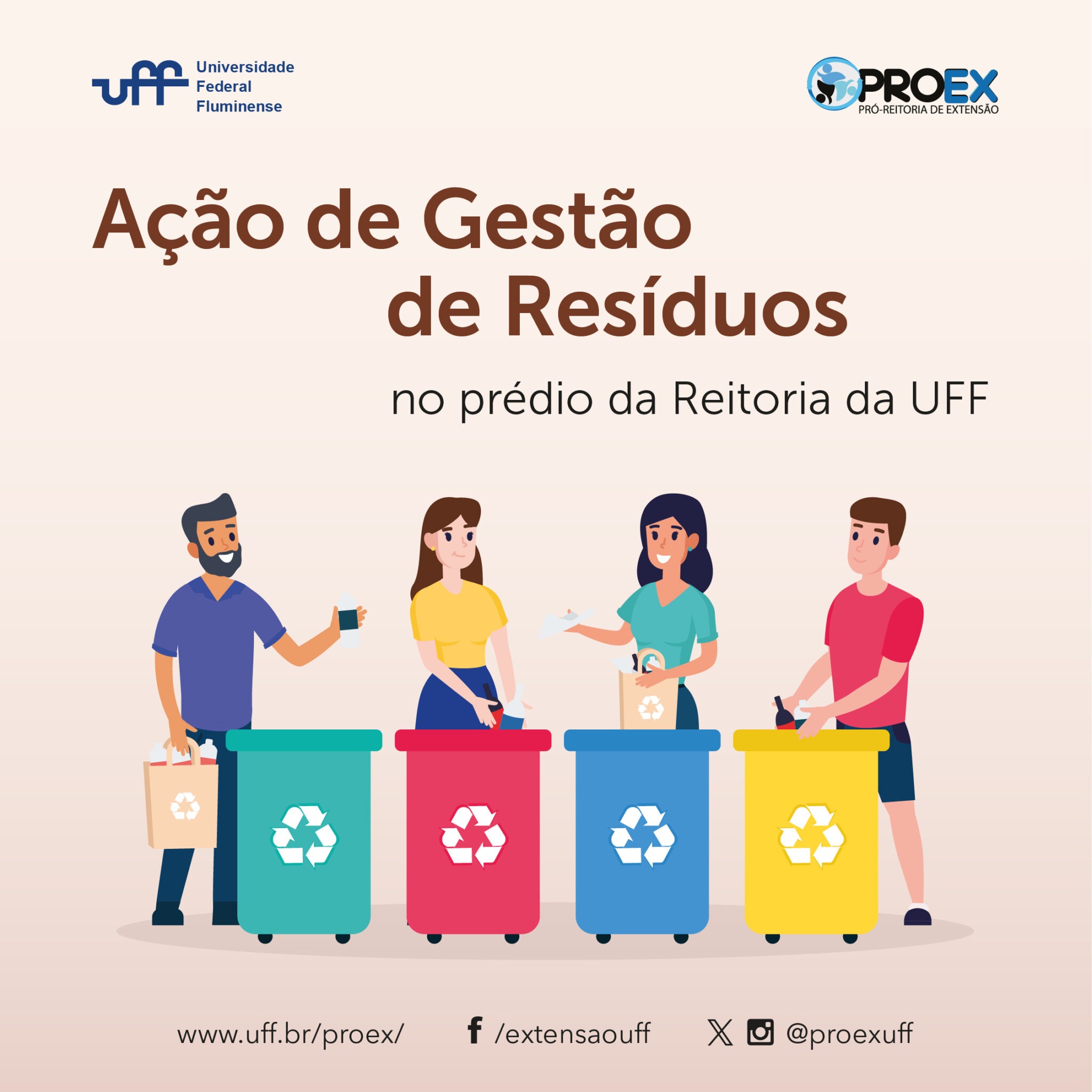 Ação de Gestão de Resíduos no Prédio da Reitoria da UFF|Universidade ...